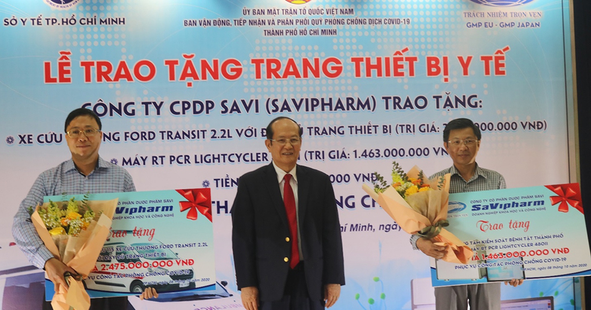 Công ty cổ phần Dược phẩm Savi-Savipharm hưởng ứng phòng chống dịch ...