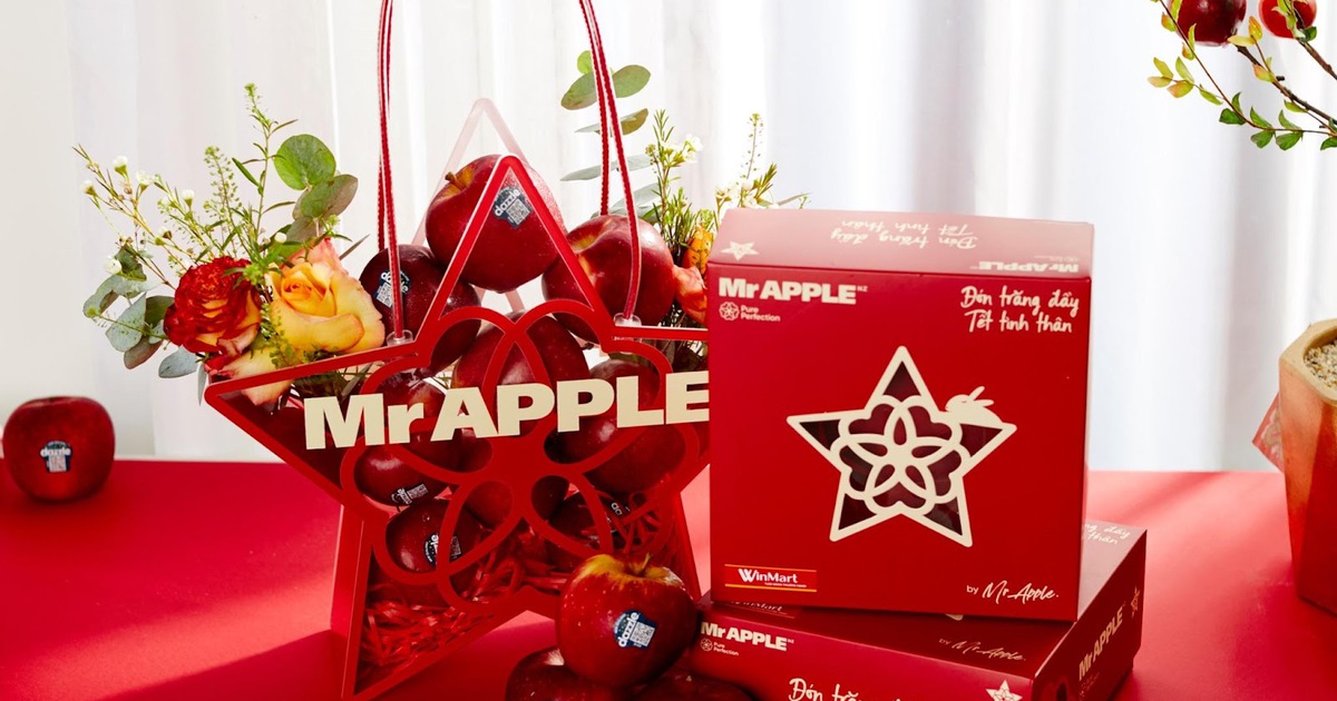 Giỏ quà Mr Apple - Món quà sức khỏe cho Trung thu đủ đầy