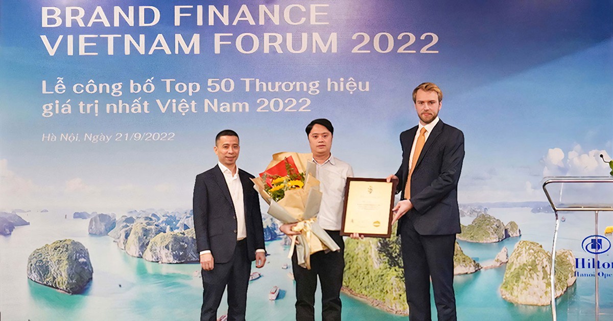 Lần thứ 4 liên tiếp, VNPT đứng thứ 2 top 50 thương hiệu giá trị nhất VN