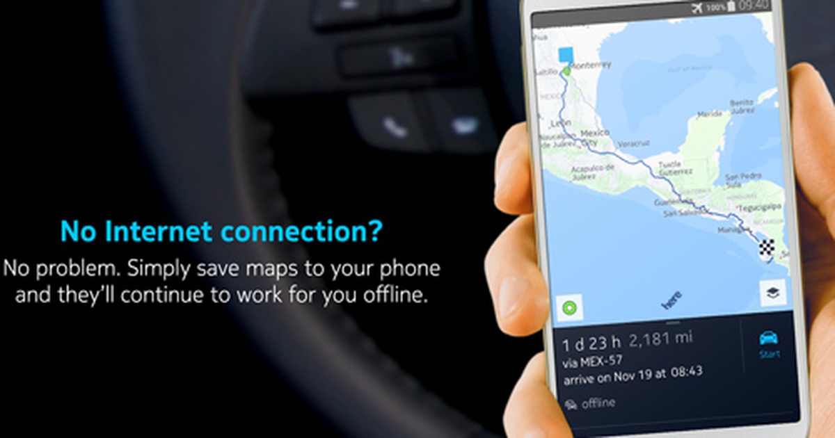 Bản đồ số Here Maps hỗ trợ smartphone 64-bit