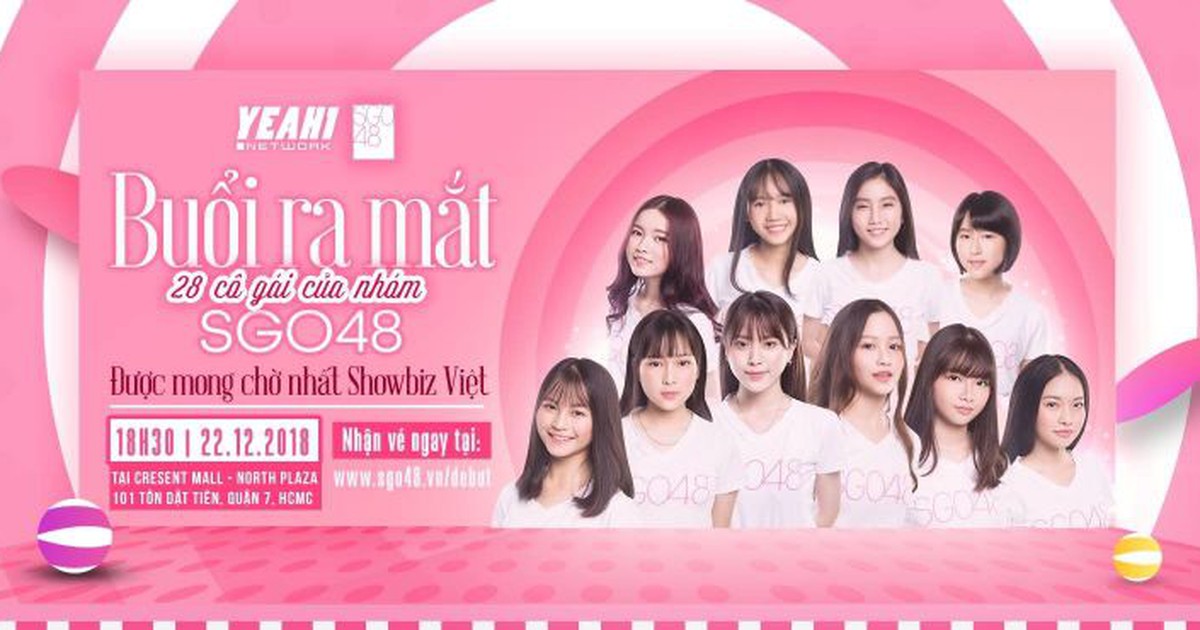 Háo hức đón chờ sân khấu debut của nhóm SGO48