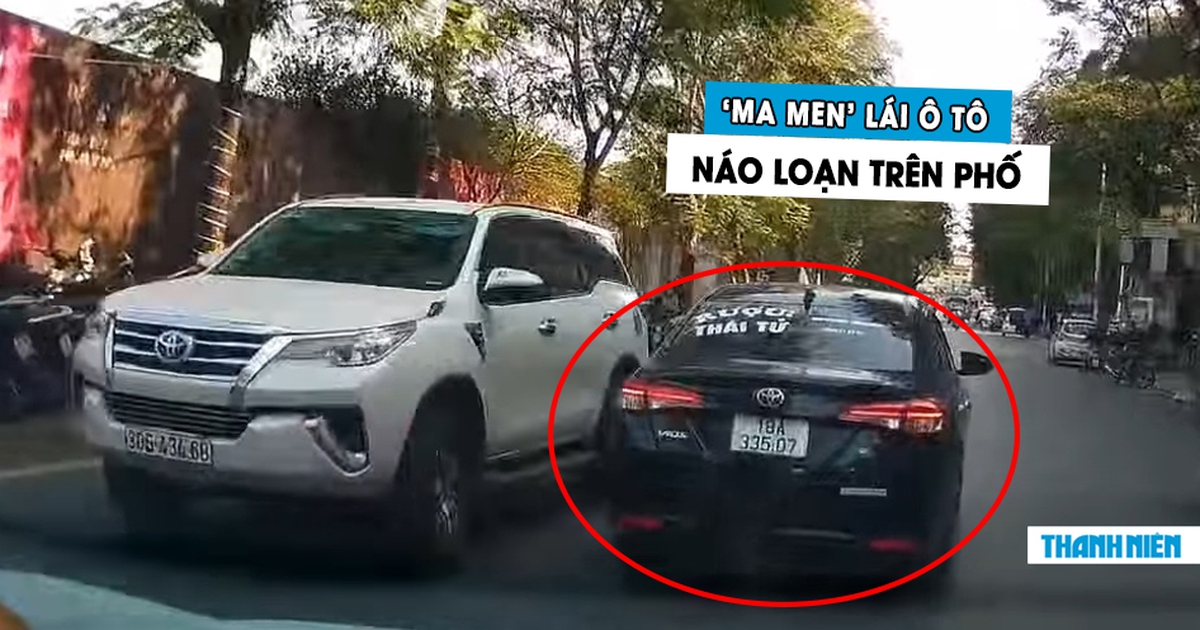 ‘Ma men’ lái ô tô đánh võng, suýt đâm xe khác trên phố: Dân mạng phẫn nộ