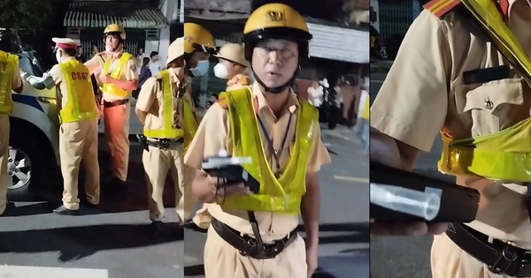 Xôn Xao đoạn Clip ‘tố Csgt Kiểm Tra Nồng độ Cồn Người đi Xe Máy đang Dừng