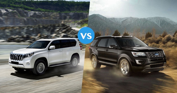 'So găng' Ford Explorer và Toyota Land Cruiser Prado