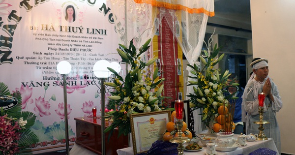 Thi hài doanh nhân Hà Linh về tới Đà Lạt