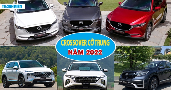Xe crossover cỡ trung nào bán chạy tại Việt Nam năm 2022?